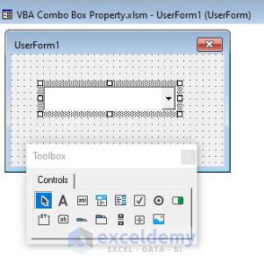 Excel Vba Combobox Important Properties To Explore