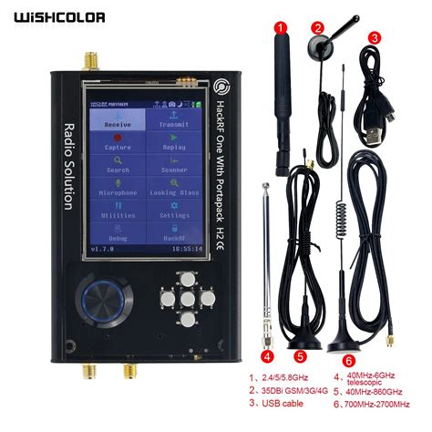 Wishcolor Hackrf One R V Portapack H Hackrf One Antennas Data