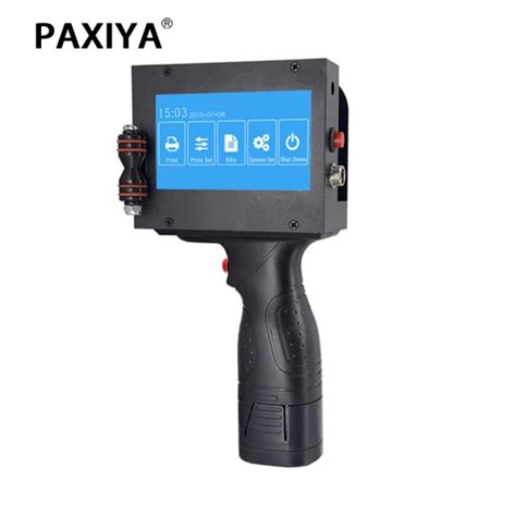Handheld Portable Inkjet Printer Expiration Date Batch Code Time Series