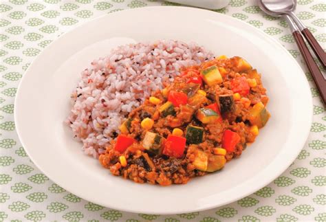 夏野菜のカラフルドライカレー サンシャイン