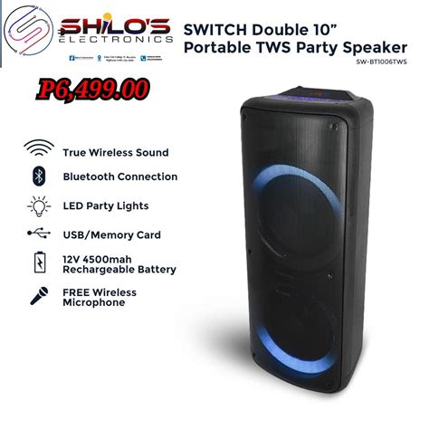 Switch Dual 10 Party Box Speaker Lazada Ph