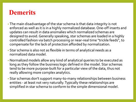 Schemas For Multidimensional Databases Pptx Databases Computer