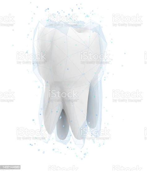 치과 의학을위한 벡터 3d 치아 흰색 배경에 치관에 대한 스톡 벡터 아트 및 기타 이미지 치관 3차원 형태 가능성