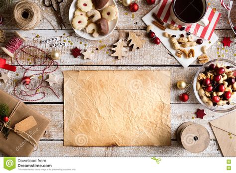 Kerstmissamenstelling Geschotene Studio Houten Achtergrond De Ruimte