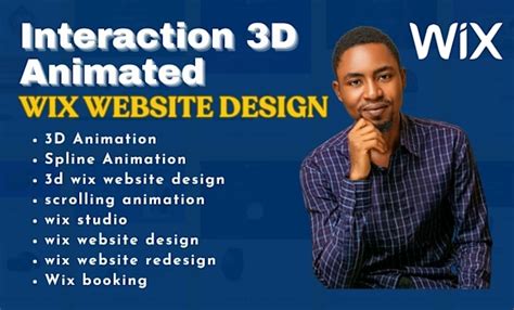 Design 3d Interactive Animated Wix Websites With Spline And Scrolling Effects By Abraham02 Fiverr