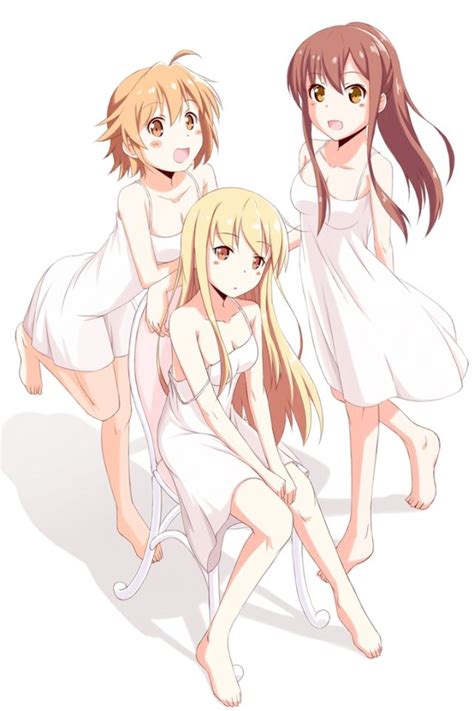 Mobile Wallpaper Anime Mashiro Shiina Misaki Kamiigusa Nanami