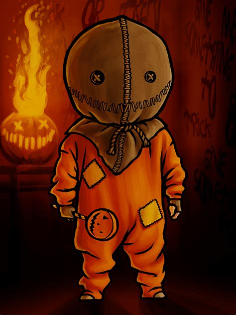 Sam Trick R Treat Drawing Np