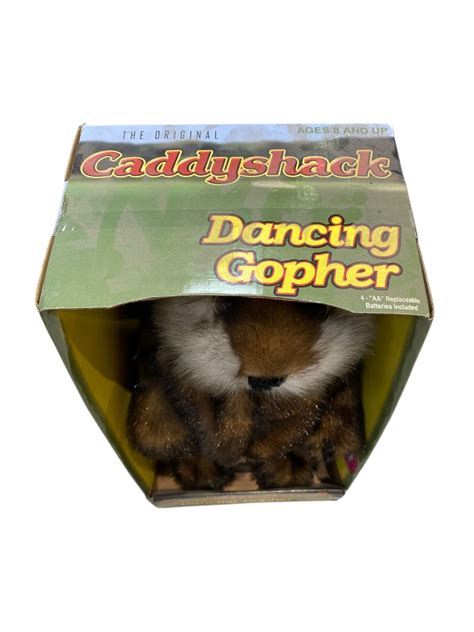 Caddyshack Dancing Gopher Toy With Original Packaging