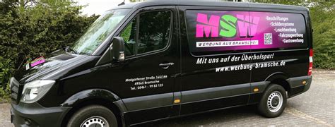 Fahrzeugwerbung MSW Werbetechnik