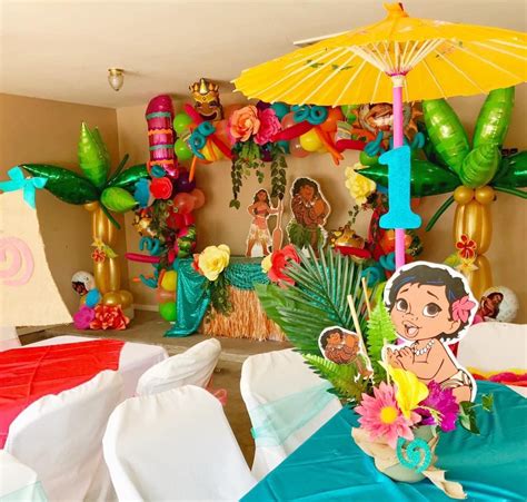 Moana Centerpiece Moana Themed Party Moana Theme Birthday Moana