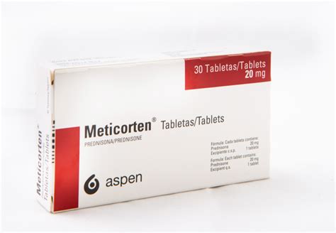 METICORTEN 20 MG TABLETAS VIA ORAL