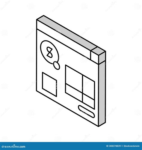 Cost Analysis Logistic Manager Isometric Icon Vector Illustration Stock