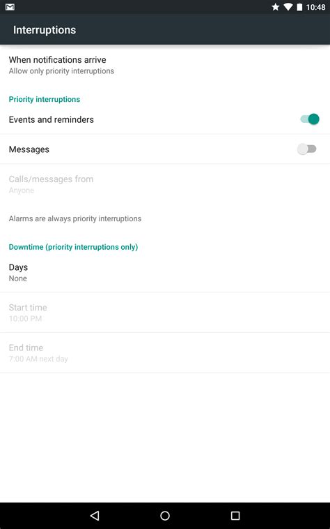 Lollipop Feature Spotlight You Can Now Allow Just Priority