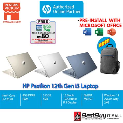 Hp Pavilion Th Gen I Laptop Blue Silver Gold Gb Ram Gb Ssd Eg Tx Eg Tx
