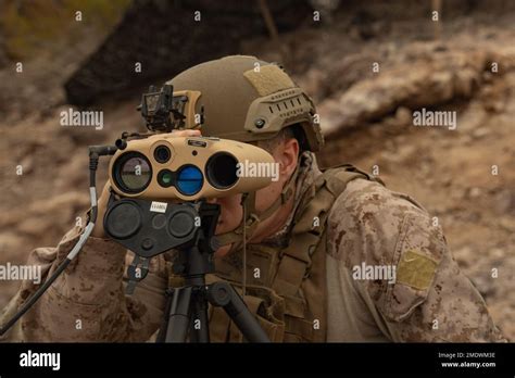 U S Marine Corps Cpl Anthony Mercedes A Fire Support Marine With 1st Air Naval Gunfire