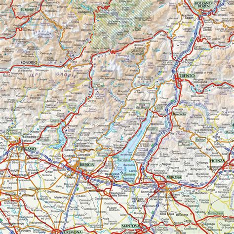 Cartina Geografica Piemonte E Valle D Aosta