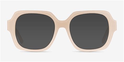 Ellen Geometric Cream Glasses For Women Eyebuydirect