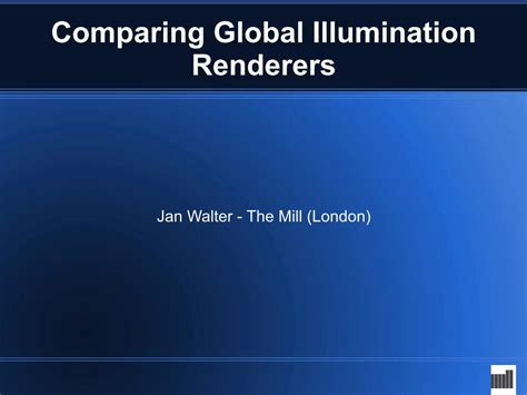 Pdf Comparing Global Illumination Renderers · Radiosity Lde Purely Diffuse Surfaces Photon