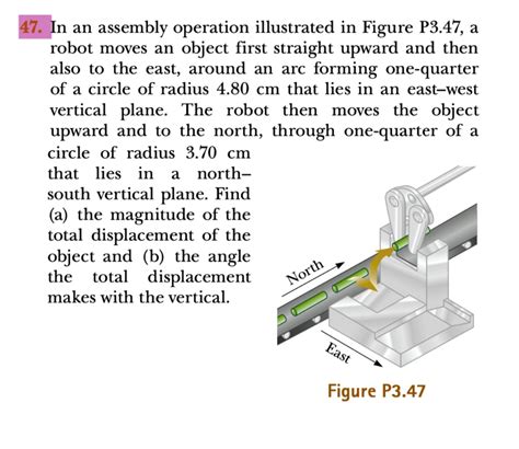 Solved 47 In An Assembly Operation Illustrated In Figure P347 A