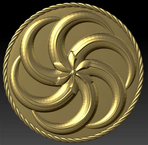 Round Pattern 3d Model Vector Files