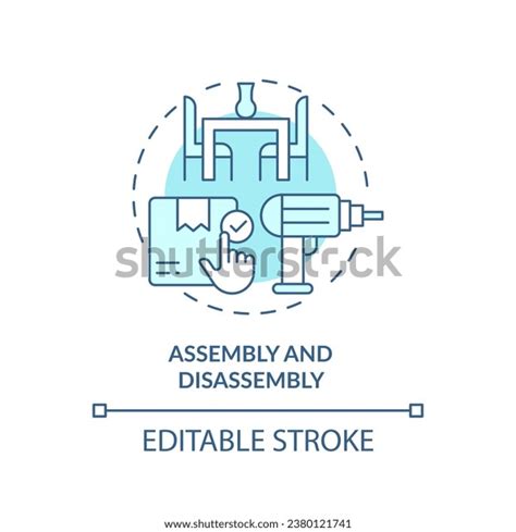 2d Editable Assembly Disassembly Icon Representing Stock Vector Royalty Free 2380121741