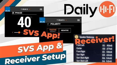 Svs App And Receiver Distances And Spatial Audio Calibration Toolkit Youtube