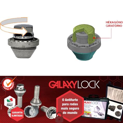 IND 382/M GALAXYLOCK ANTIFURTO DE RODA 4+1 - Auto Equip