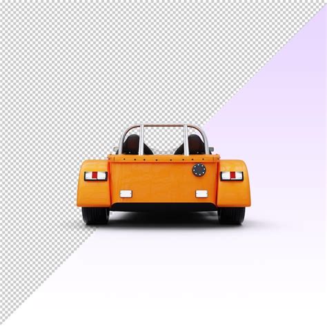 Premium Psd Classic Racing Car Isolated