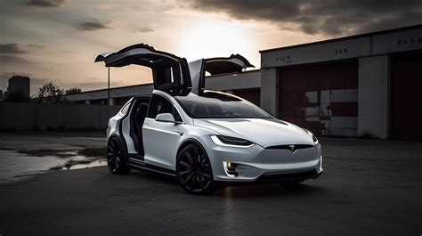 Its Tesla Model X With Door Open Backgrounds  Free Download Pikbest