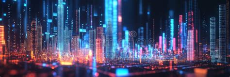 Financial Data Visualization Holographic Insights For Strategic Marketing And Business