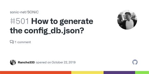How To Generate The Config Db Json Issue 501 Sonic Net SONiC GitHub