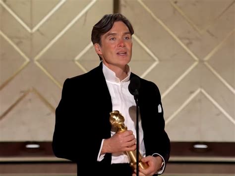 Golden Globes 2024 Cillian Murphy Wins Best Male Actor