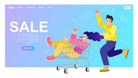 사람들은 온라인으로 쇼핑합니다 전자 상거래 및 온라인 쇼핑 플랫 벡터 일러스트레이션 Brand Name Smart Phone에 대한 스톡 벡터 아트 및 기타 이미지