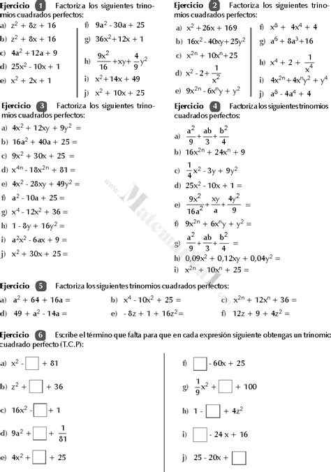 Ejercicios De Factorizacion Resueltos Pdf
