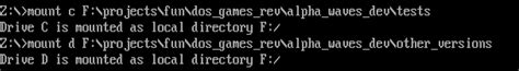 Bug Mount Does Not Work With Git Version · Issue 1444 · Dosbox