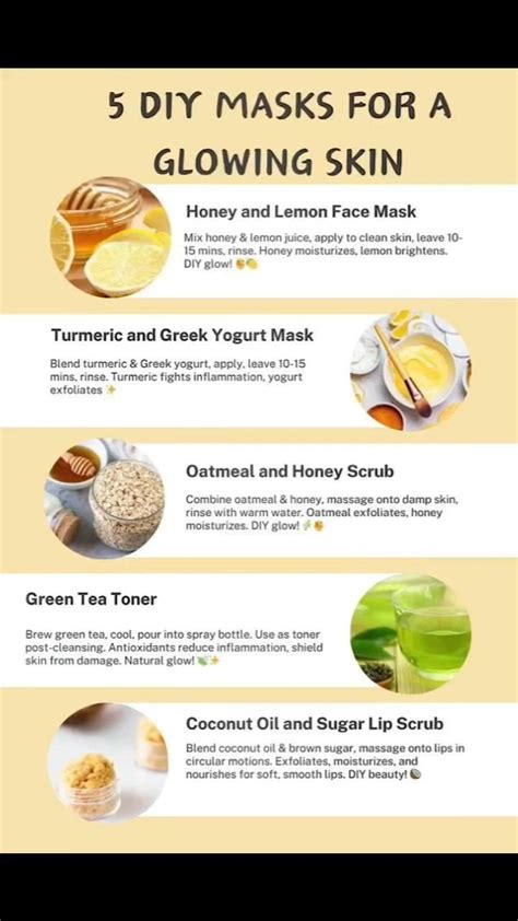 Skin Care ️ ️ ️ Glowing Skin Diy Skin Care Recipes Natural Skin Care
