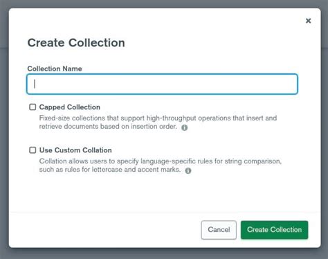 How To Create A Database And Add A Collection With MongoDB GUI Compass