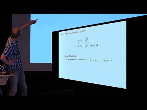 conference talks talk encrypted davies meyer and its dual towards