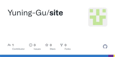Github Yuning Gusite