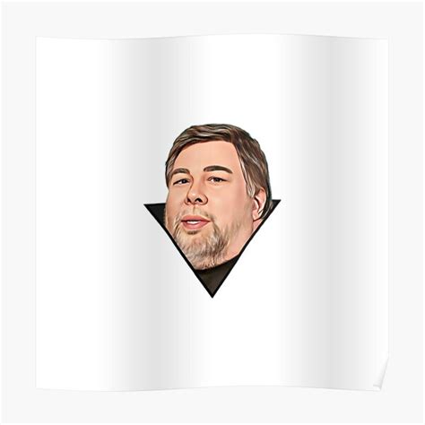 Steve Wozniak Portrait Poster For Sale By Gross Y Redbubble