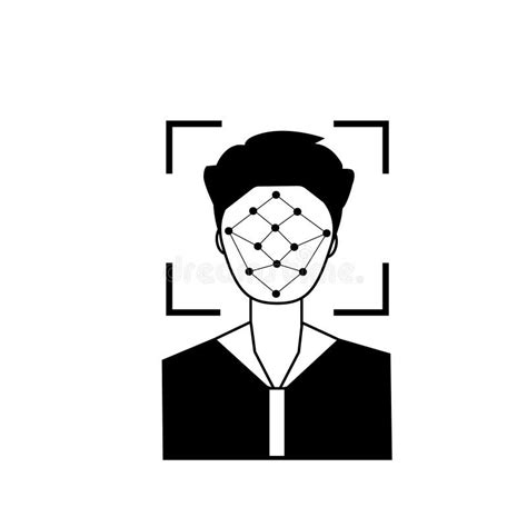 Icon Of Identity Biometric Verification Sign Face Recognition System