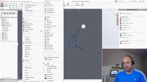 Solidworks Tips How To Rotate A Sketch Youtube