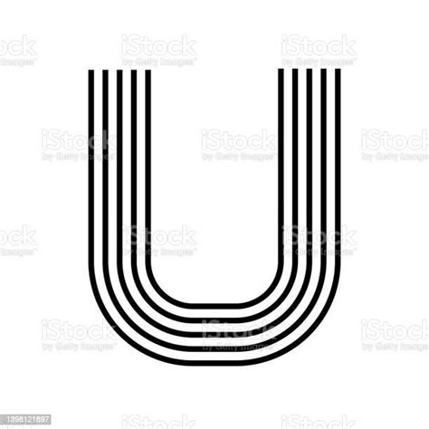 선형 문자 U 현대 아이콘입니다 알파벳 라인과 U 허브가 얽혀있는 디자인 알파벳 U에 대한 스톡 벡터 아트 및 기타 이미지 알파벳 U 문자 아이디어 Istock