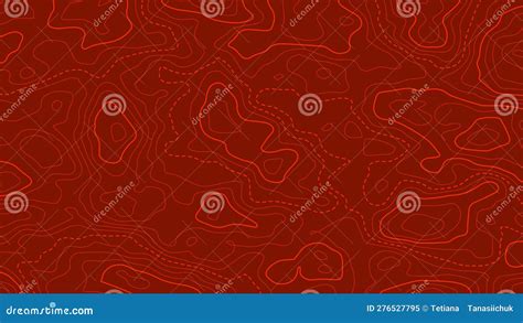 Topographic Map Background Terrain Height Map Generation Grid Map Abstract Vector