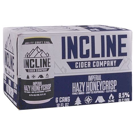 Incline Imperial Hazy Honeycrisp Cider 6pk 12 Oz Cans Applejack