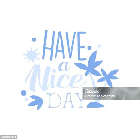 좋은 하루 긍정적인 견적 손으로 슝 글자는 흰색 바탕에 동기 슬로건 벡터 일러스트 레이 션 개념에 대한 스톡 벡터 아트 및 기타 이미지 Istock