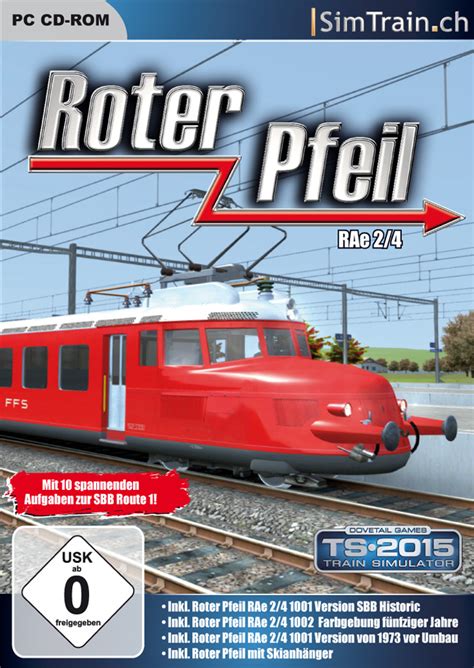 Roter Pfeil für TS Classic Schweiz SimTrain ch