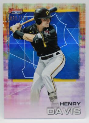 2021 Bowmans Best Baseball Blue Refractor 150 Pirates 92 Henry