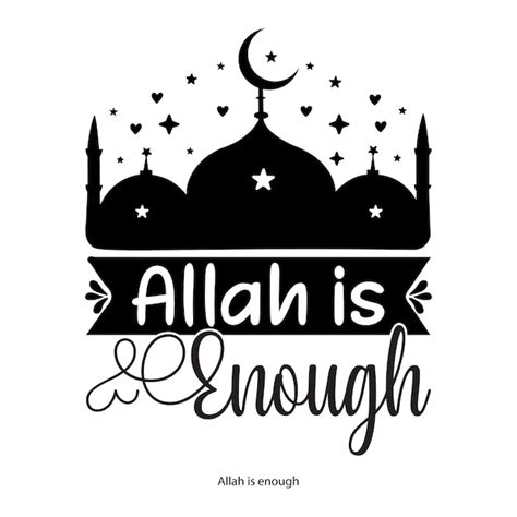 Premium Vector A Black And White Poster With A Mosque And The Words