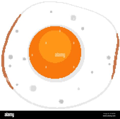 Isolated Sunny Side Up Egg Illustration Stock Vector Image And Art Alamy